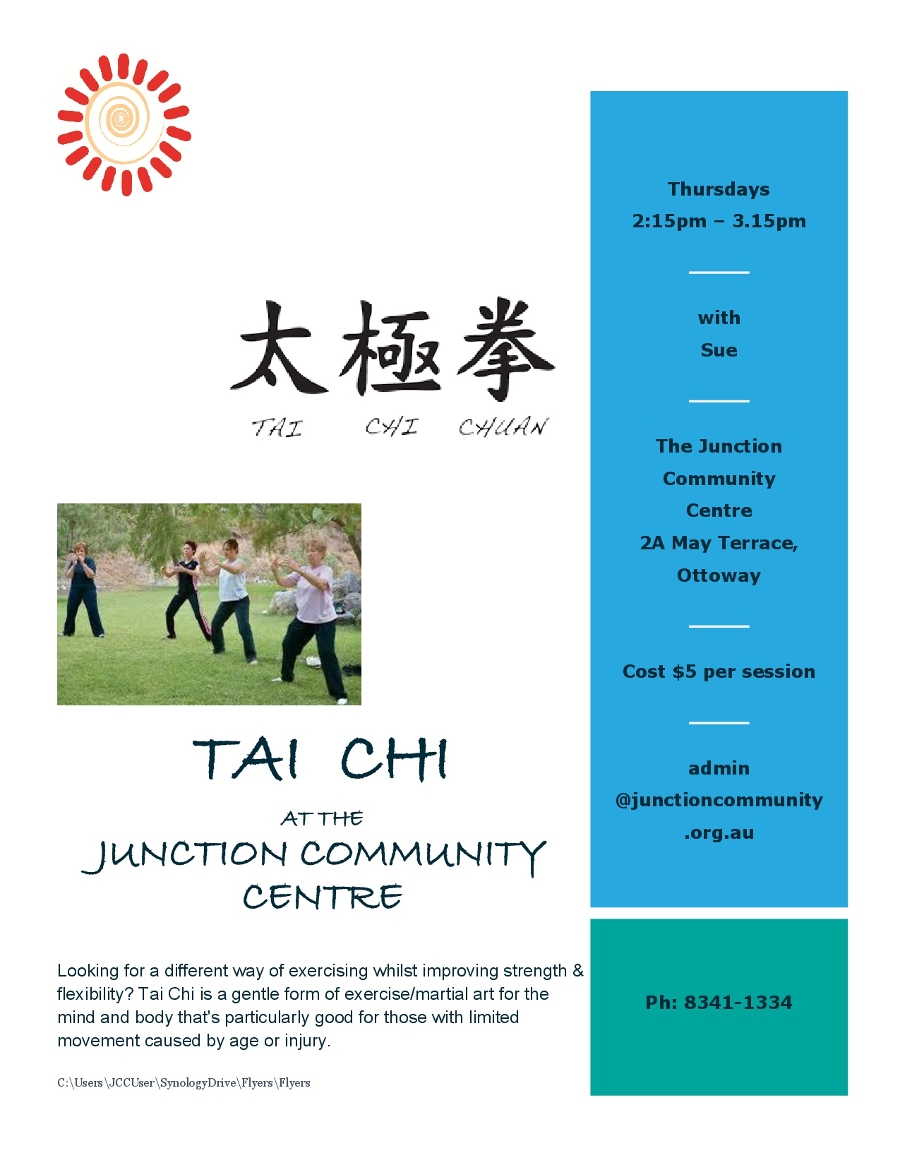 Flyers – The Junction Community Centre Inc